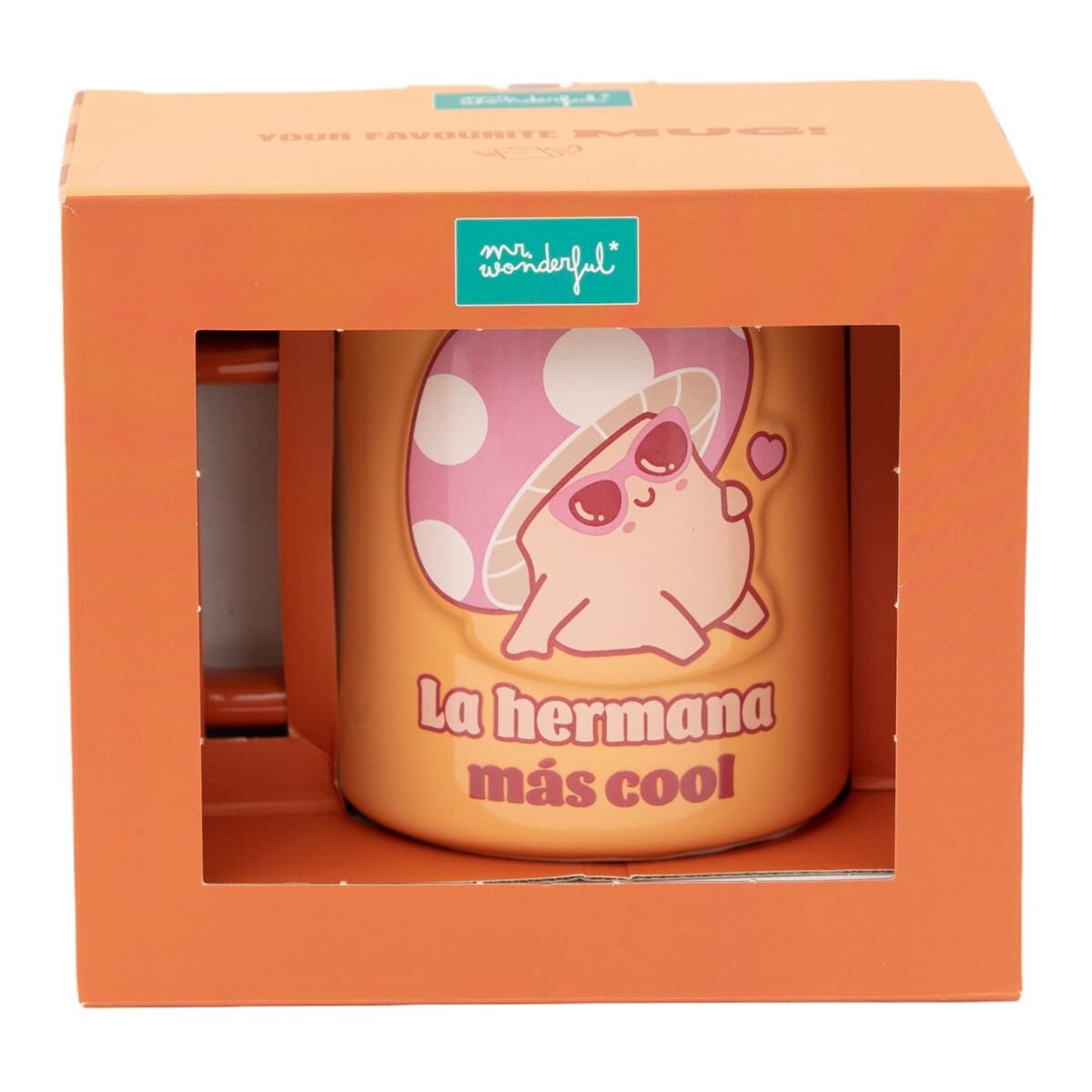 Taza 3D seta Mr Wonderful: La hermana mas cool. · Mr. Wonderful · El ...