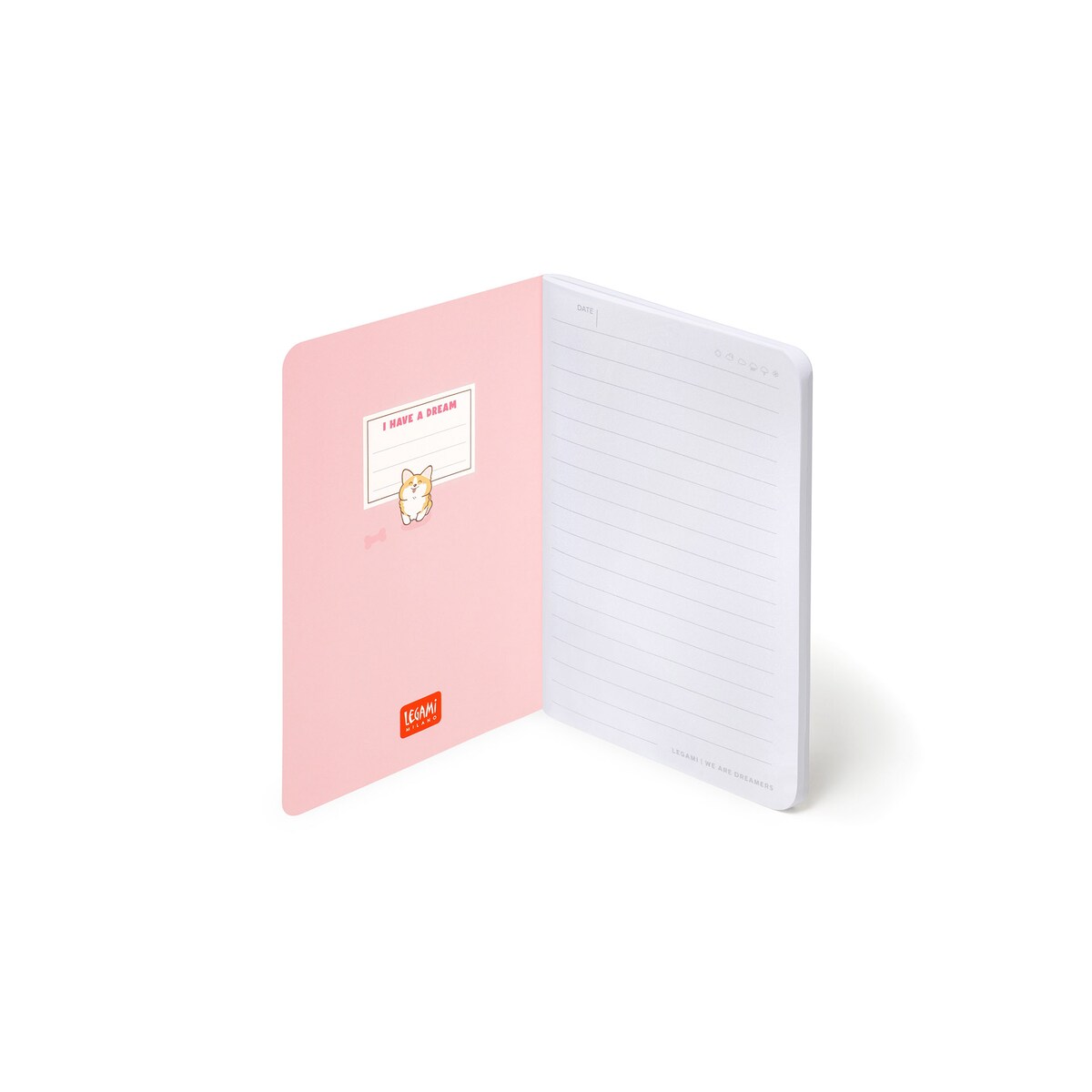 Cuaderno A6 con espiral Legami Corgi · Legami · El Corte Inglés