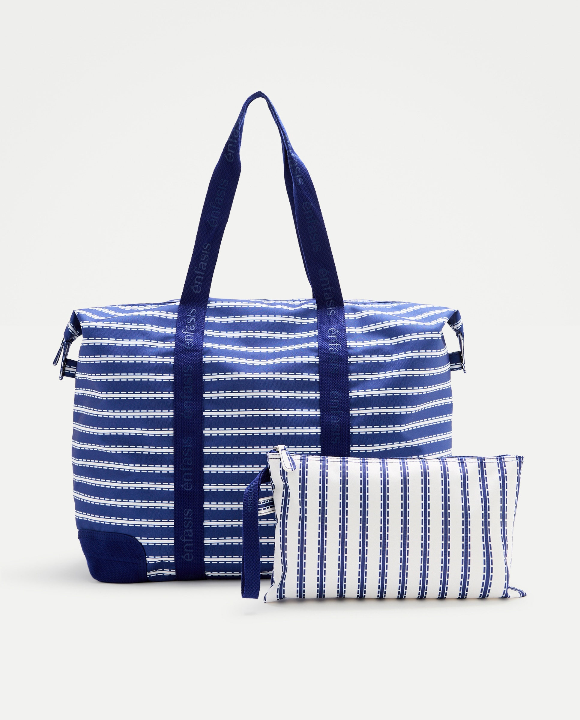 Bolso set de playa Azul Énfasis · El Corte Inglés
