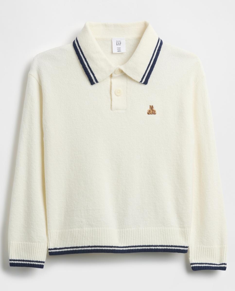Suéter para bebés y niños pequeños tipo polo Oso Brannan bordado en el ...