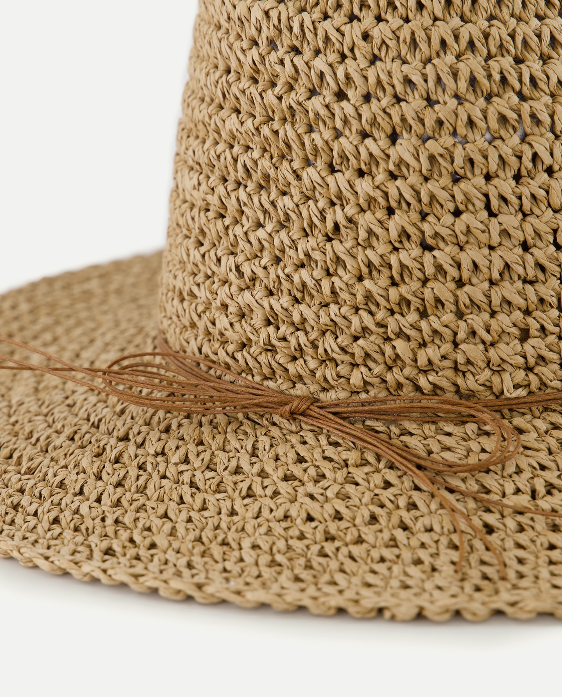 Gorro de mujer de rafia con cinta turquesa Beige Easy Wear · El Corte ...