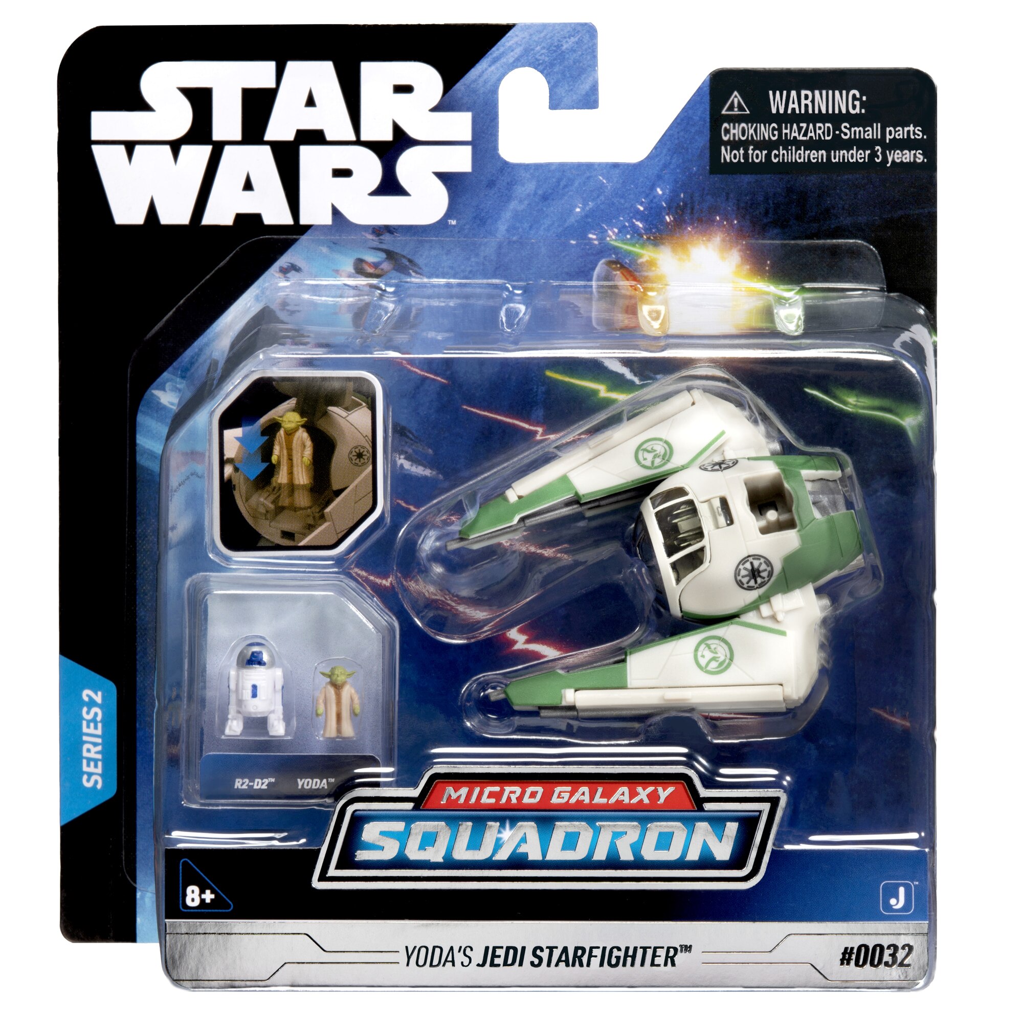 Nave 8 cm Jedi Starfighter De yoda y Figura Star Wars · Bizak · El ...