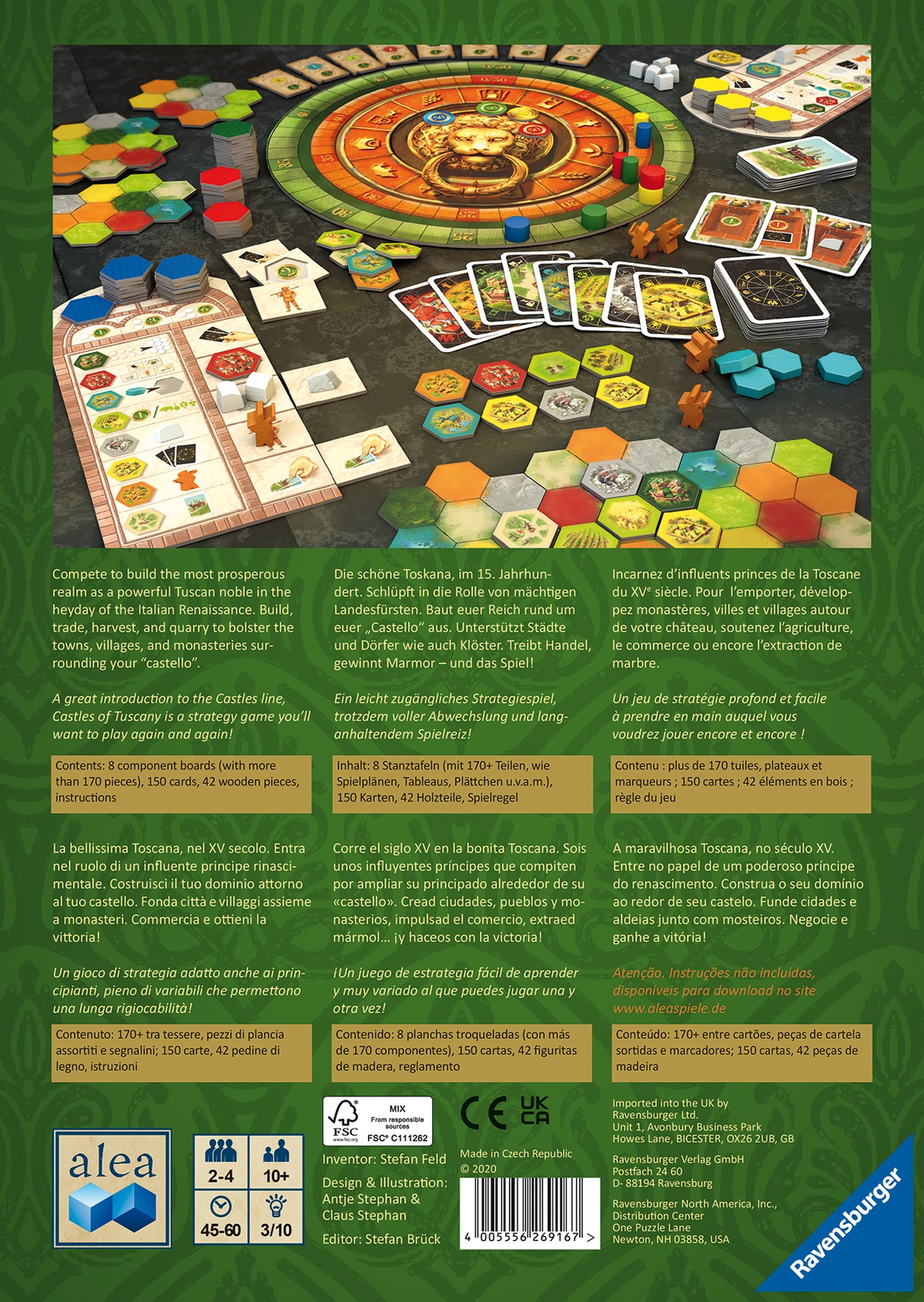 Juego de mesa Castles Of Tuscany Alea Ravensburger · Ravensburger · El ...