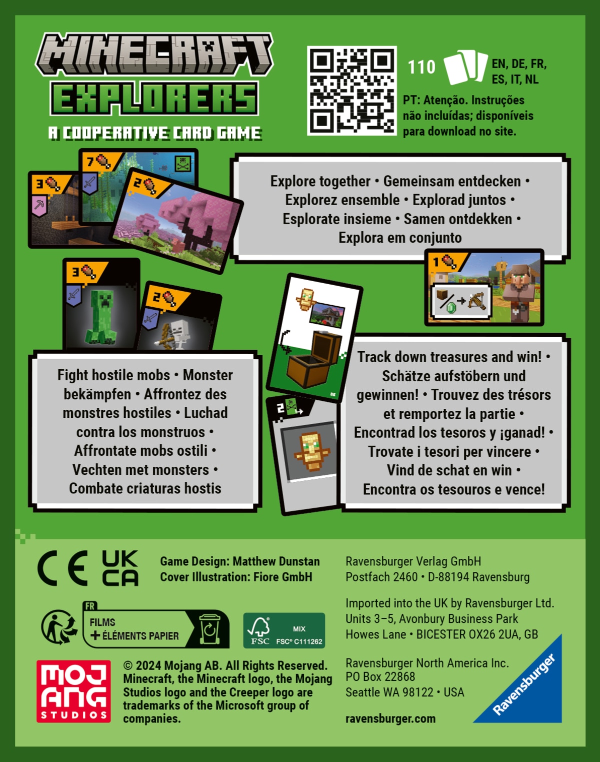 Juego de cartas Minecraft Explorers Ravensburger · Ravensburger · El ...