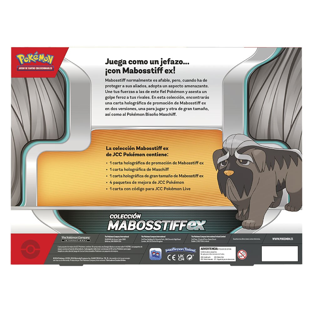 Cartas coleccionables Mabosstiff ex Box Pokemon Bandai · BANDAI · El ...