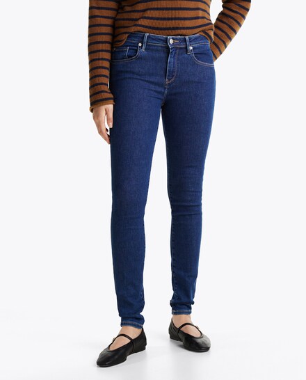 Vaquero de mujer de cintura media y fit skinny · Tommy Hilfiger · El ...