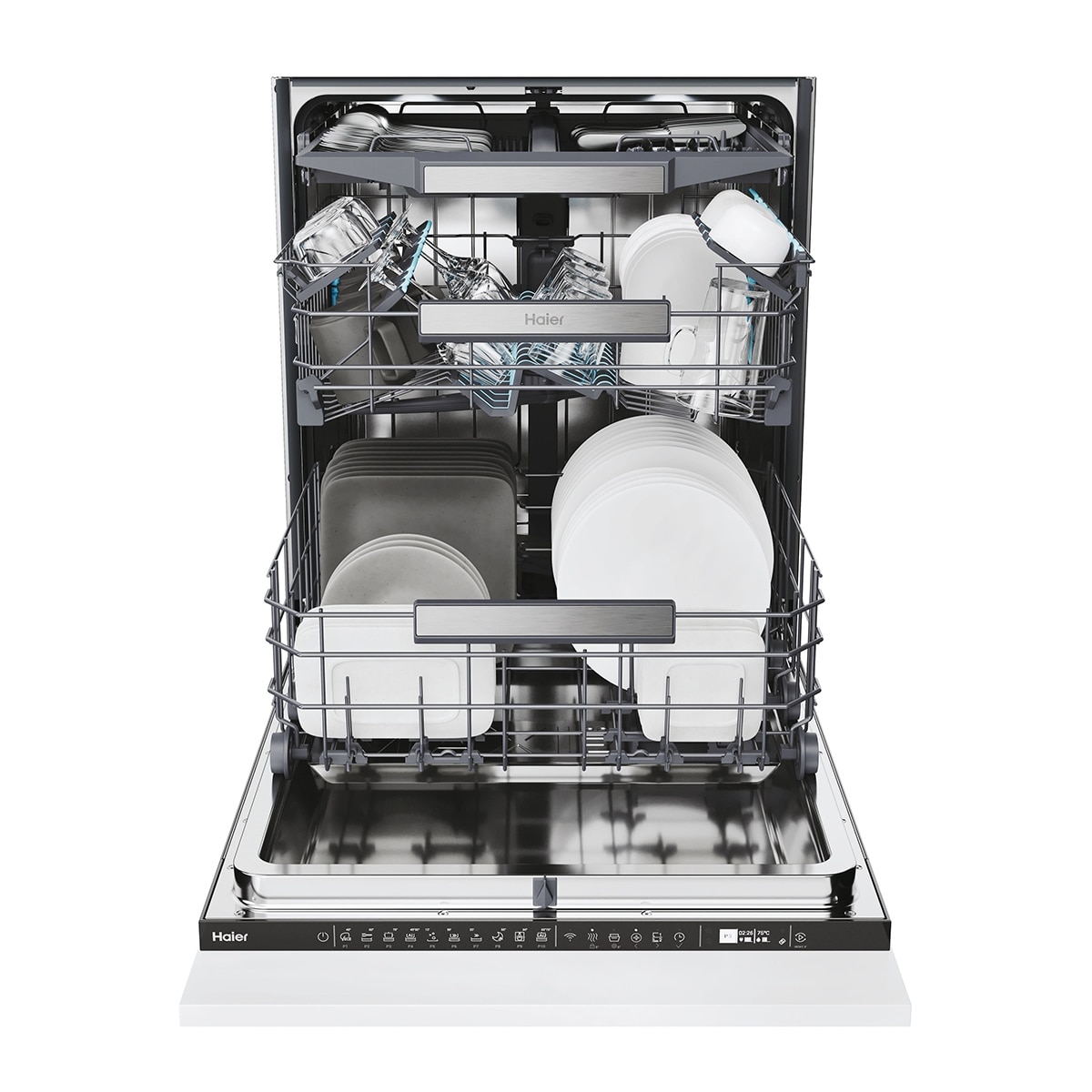 Lavavajillas integrable Haier 14 servicios, 60 cm con WIFI I-PRO SHINE ...