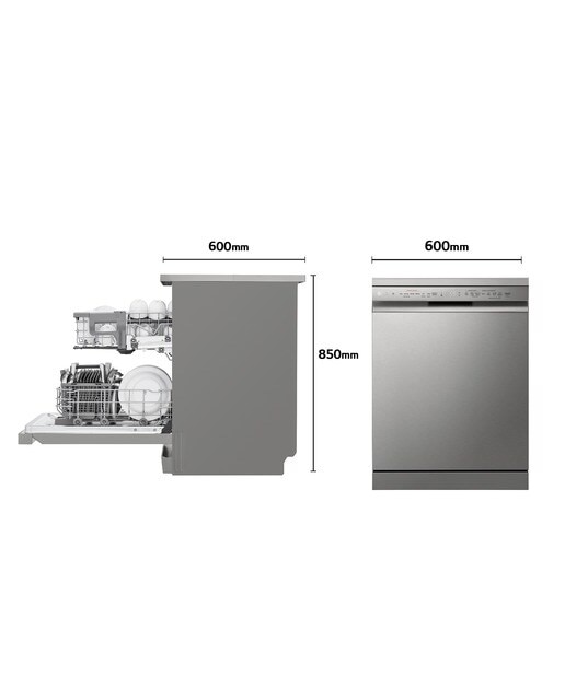 Lavavajillas LG 14 servicios, 60 cm, Smart Diagnosis, Vapor True Steam ...