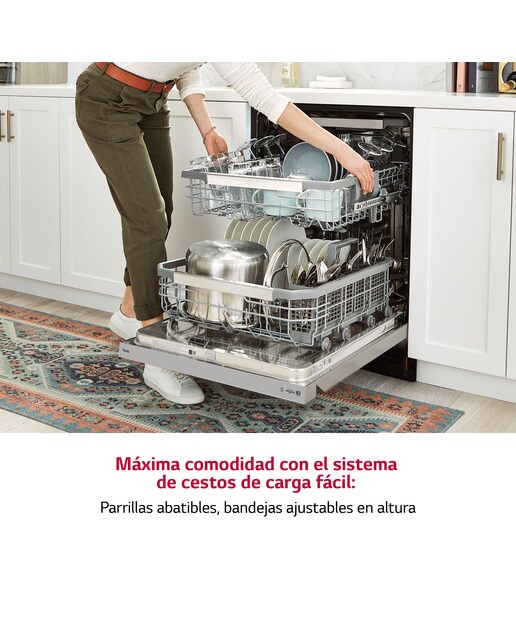 Lavavajillas LG 14 servicios, 60 cm, Smart Diagnosis, Vapor True Steam ...