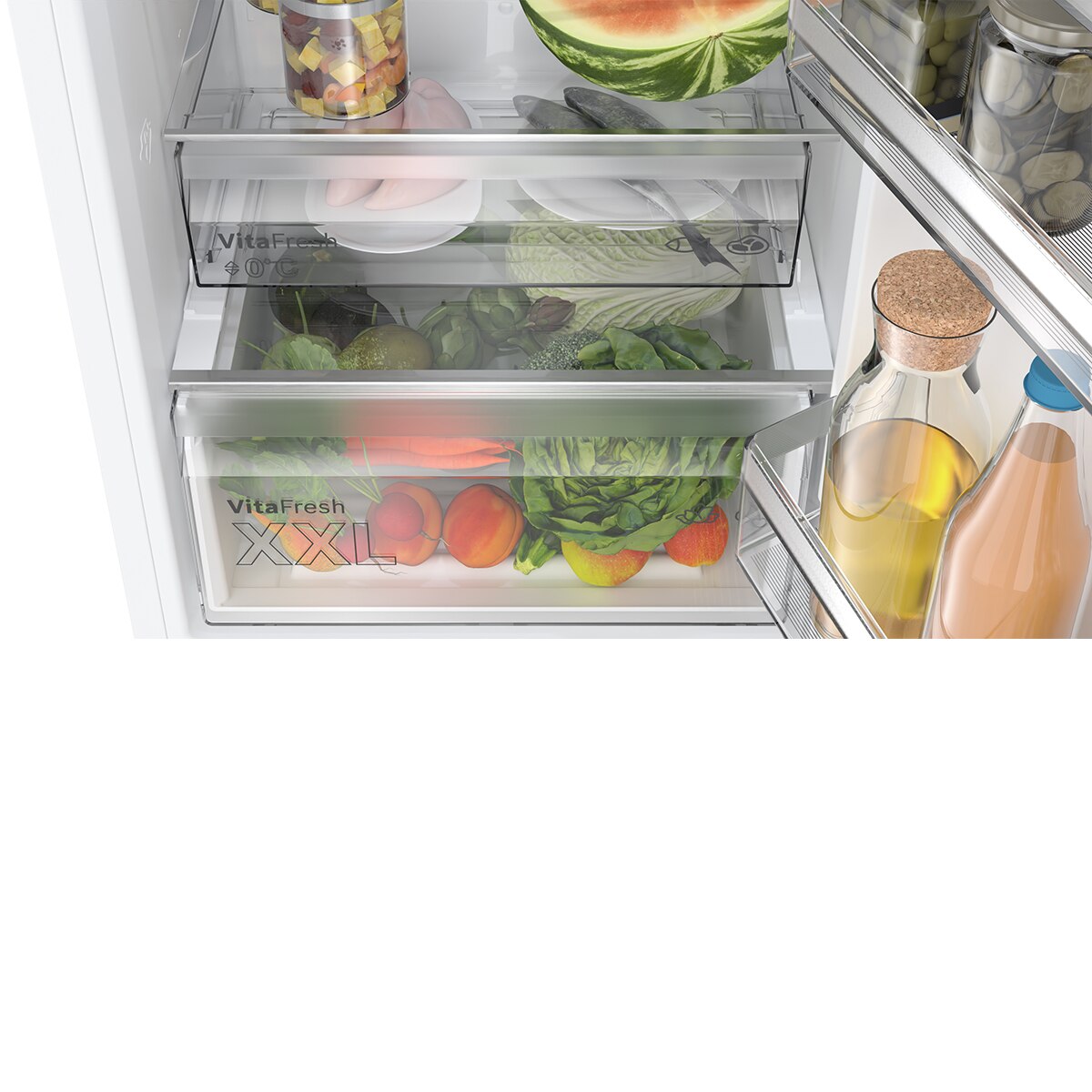 Frigorífico combi Bosch No frost, Cajón VitaFresh - KGN392WCF ...