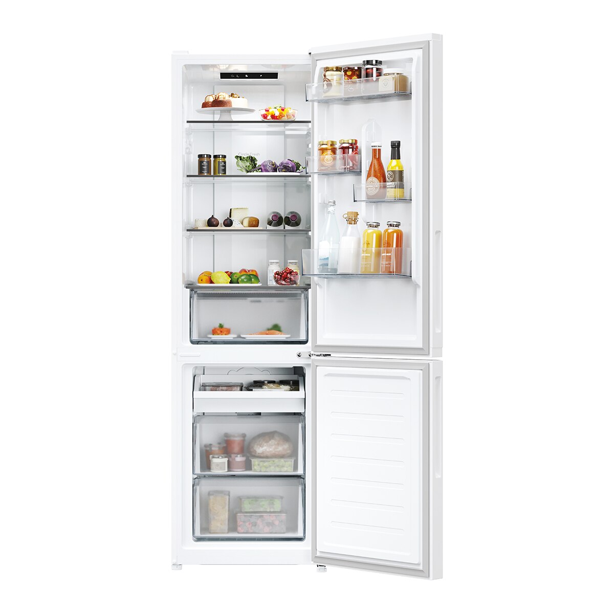 Frigorífico combi Candy Total No Frost City Fresco 300 - CNCQ2T518EW ...