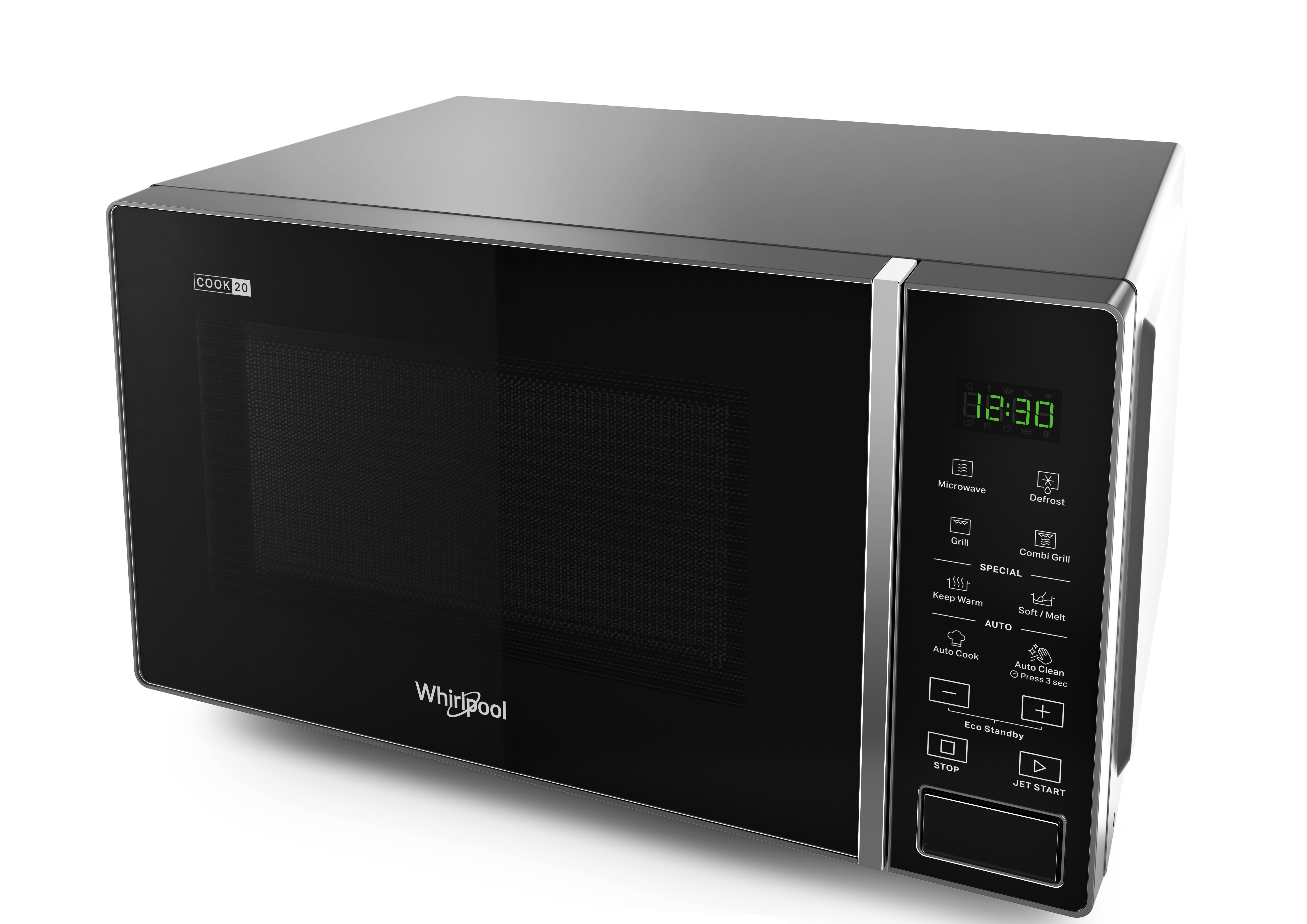 Microondas Whirlpool 20 litros y grill - MWP 203 SB (Reacondicionado ...