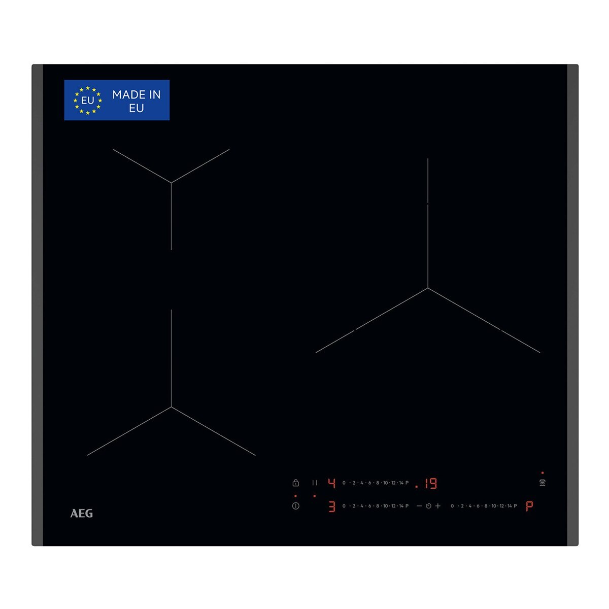Placa inducción AEG con 3 zonas de cocción - TO63IV0FFB ...