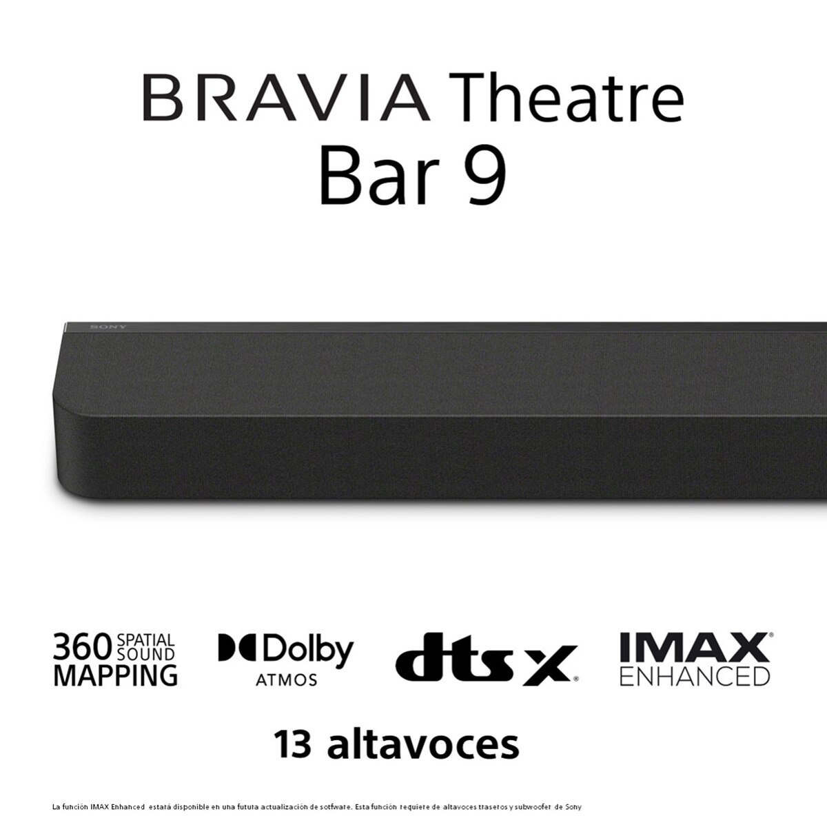 Barra de sonido Sony BRAVIA Theatre Bar 9, Dolby Atmos, 13 altavoces ...