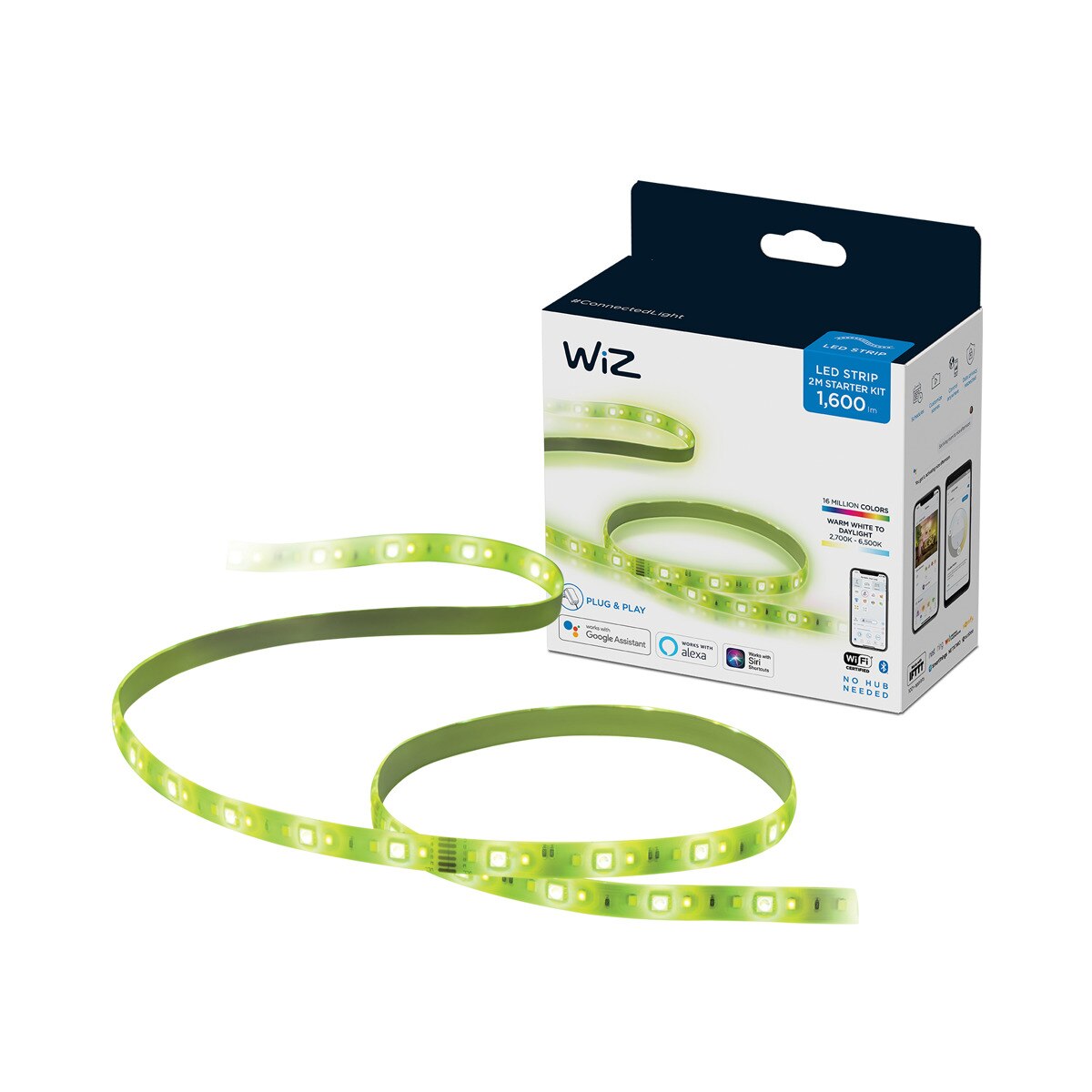 Tira LED de color Wiz 2 metros 1600lm StarterKit (Reacondicionado A ...