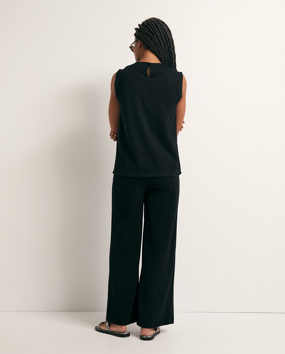 Pantalón básico Negro Sfera · El Corte Inglés