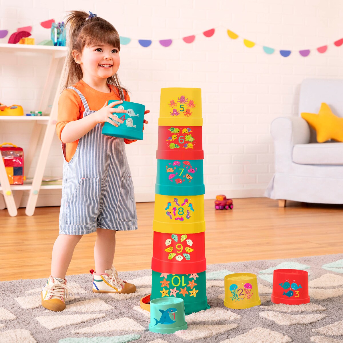 Cubos Apilables Bazillion · B.TOYS · El Corte Inglés
