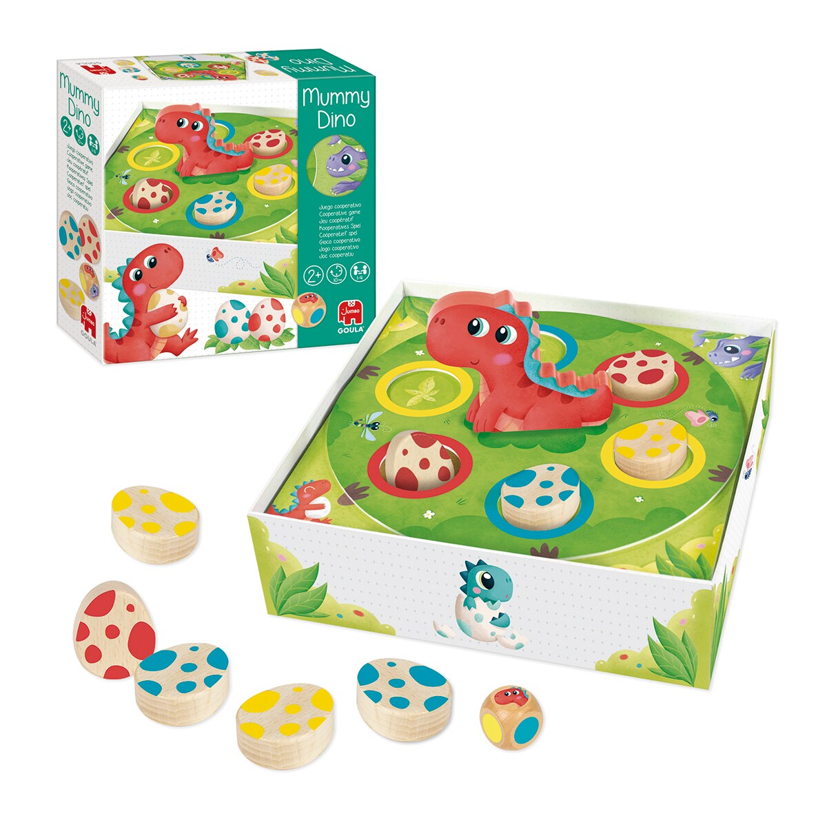 Juego educativo cooperativo Mummy Dino Goula Diset · Goula · El Corte ...