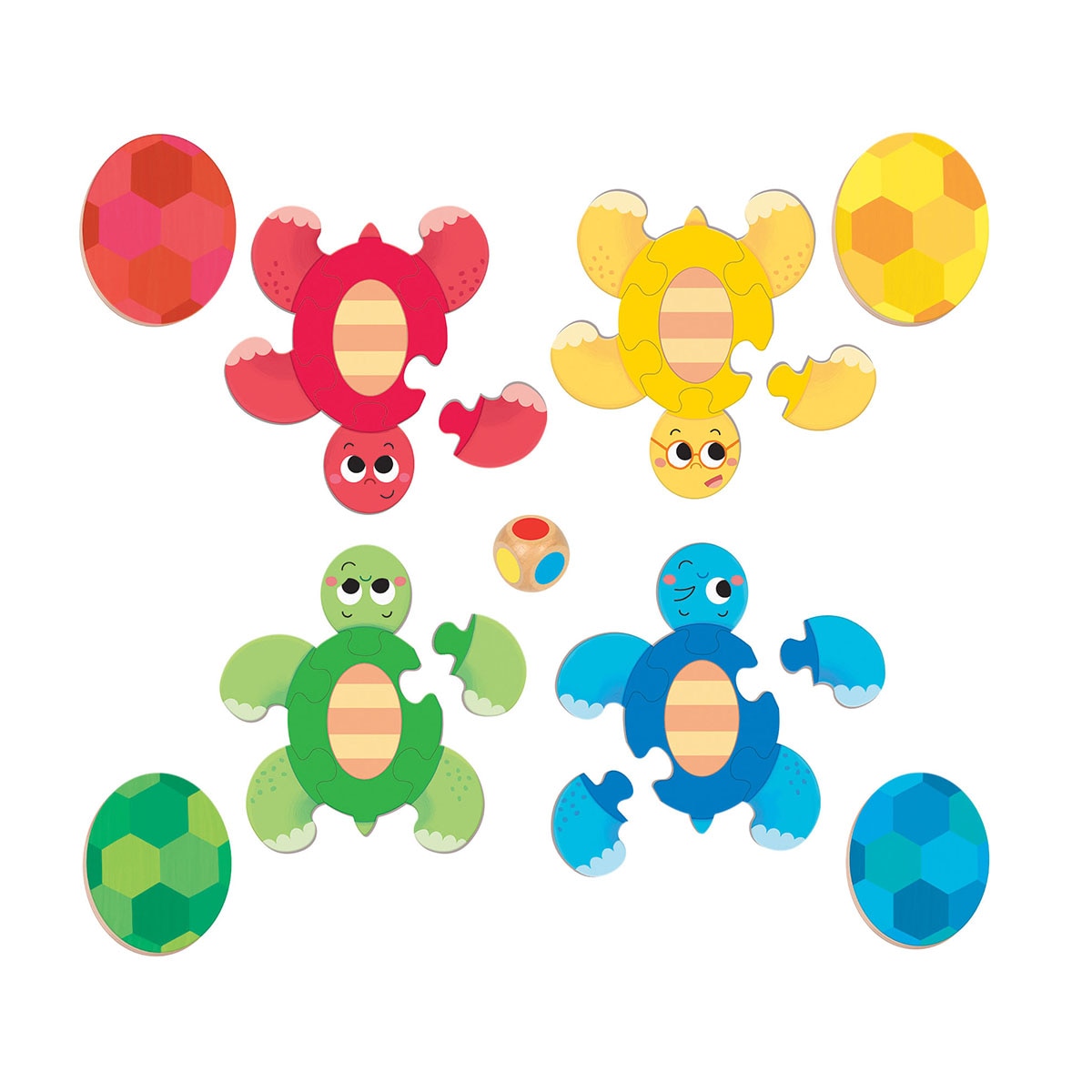 Juego de mesa infantil Color Turtles Tortugas colores Goula Diset ...