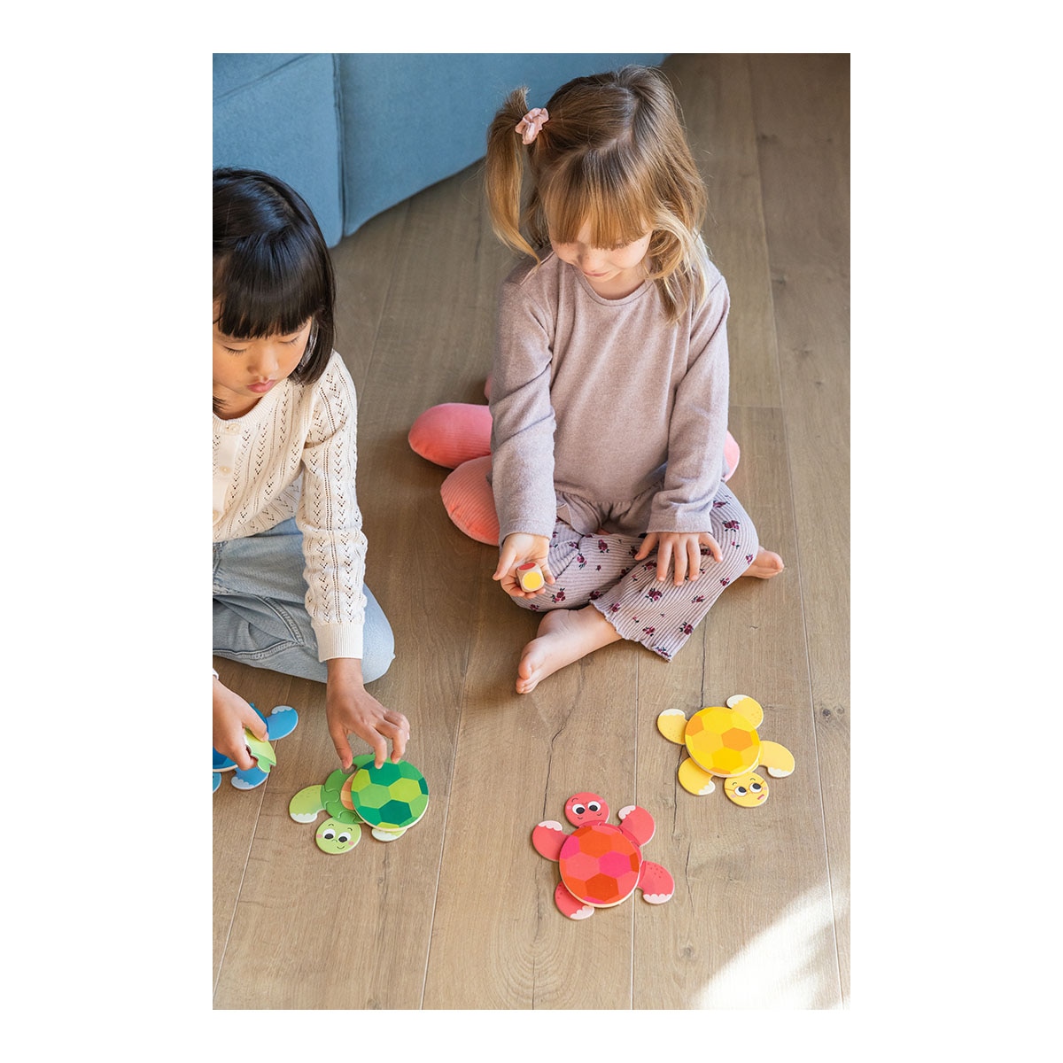 Juego de mesa infantil Color Turtles Tortugas colores Goula Diset ...