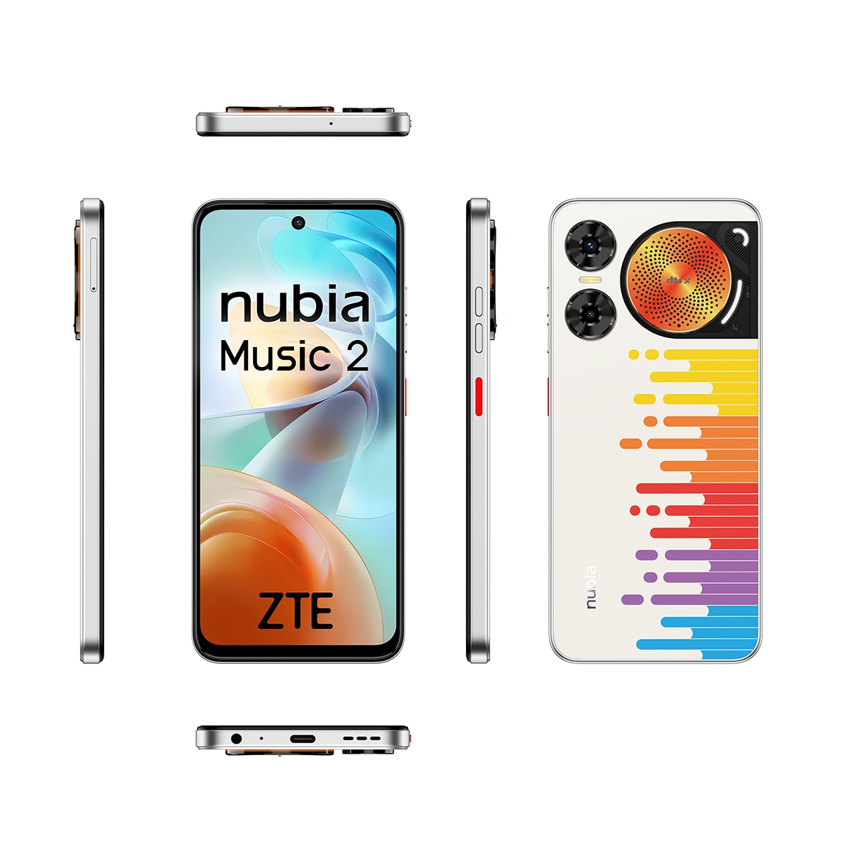 ZTE nubia Music 2 4GB+128GB móvil libre Blanco / Multicolor 128 GB + 4 ...