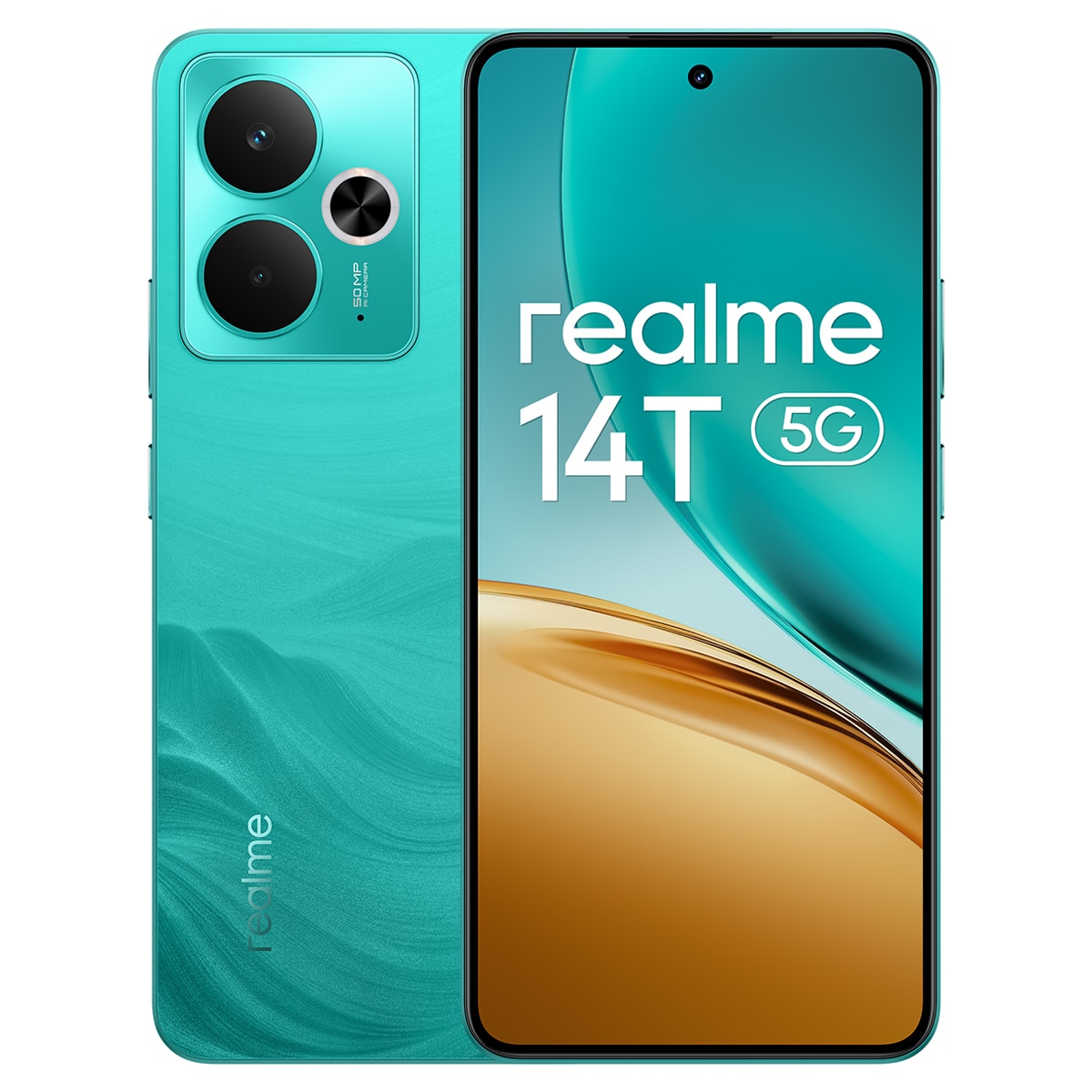 Realme 14T 5G 8GB + 256GB Móvil libre Surf green 256 GB + 8 GB RAM · El ...