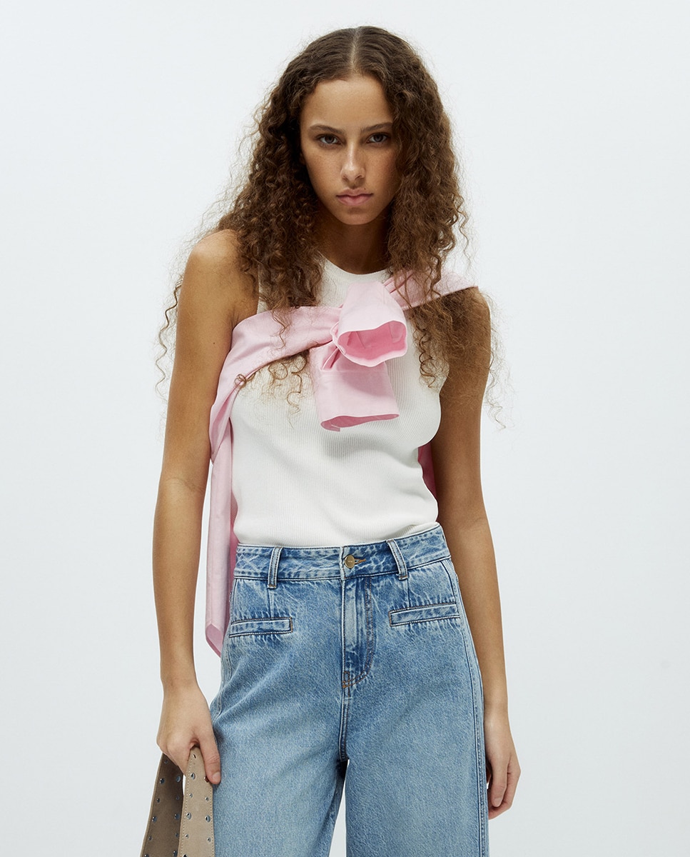 Jeans culotte Azul Sfera · El Corte Inglés