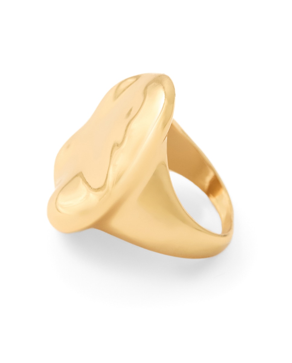 Anillo chapa metal Oro Sfera · El Corte Inglés