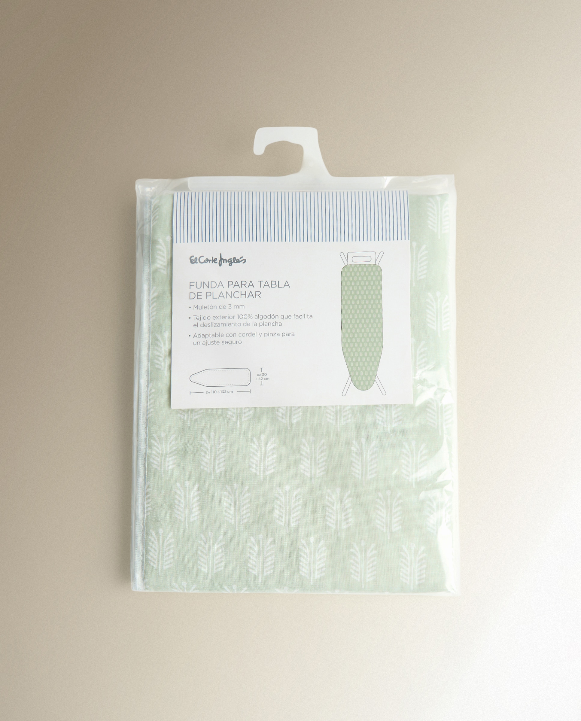 Funda para tabla de planchar 140 x 50 Tuyas One Verde · El Corte Inglés