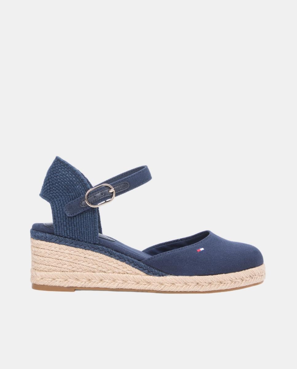 Cuña media de mujer en color azul marino de Tommy Hilfiger Azul marino ...