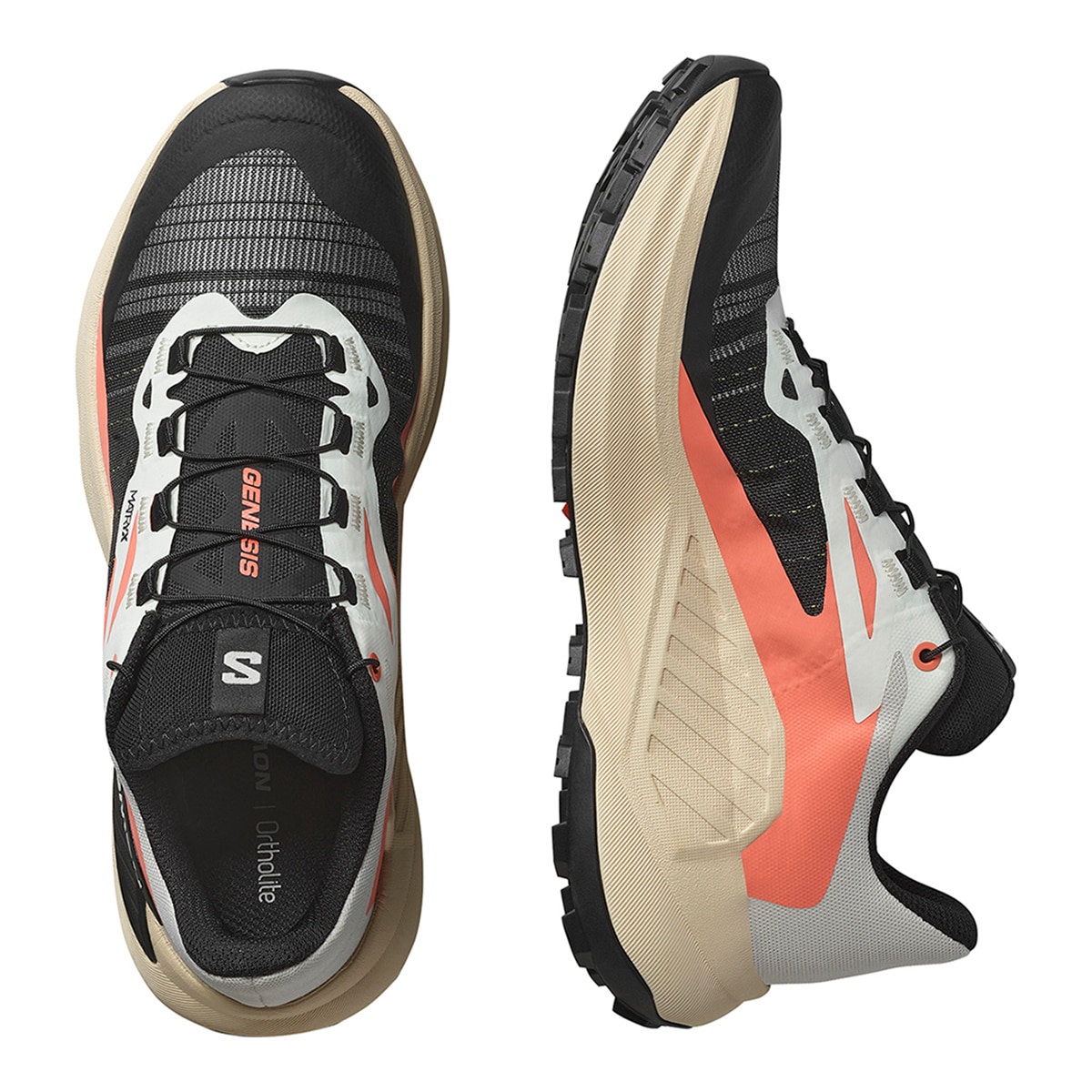 Zapatillas de trail running para mujer GENESIS W SALOMON Naranja · El ...