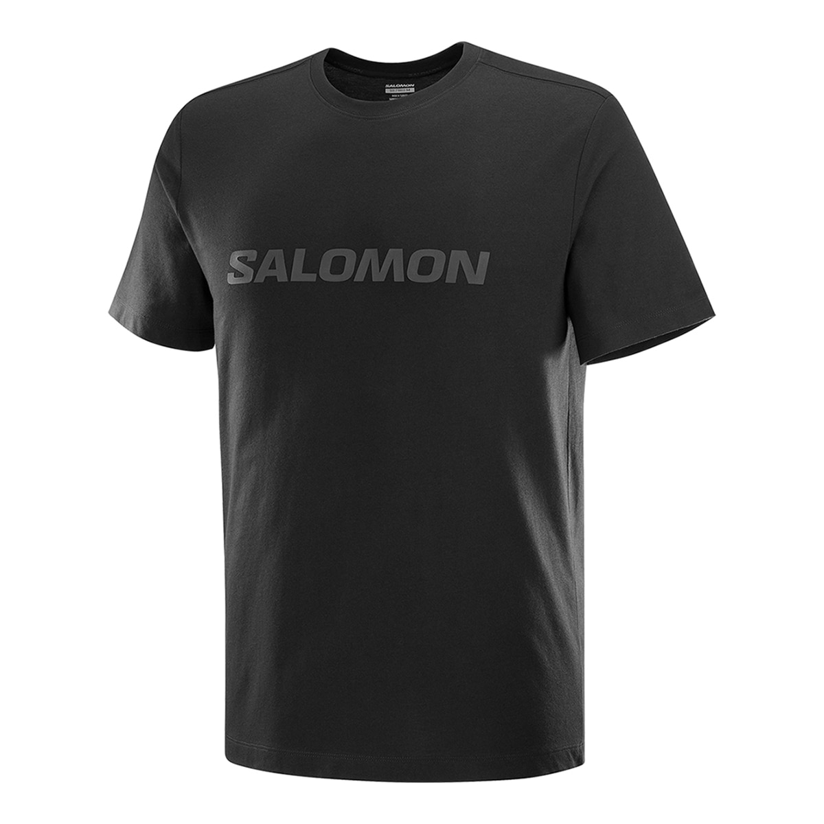 Camiseta de manga corta de hombre SALOMON BIG LOGO Salomon Negro · El ...