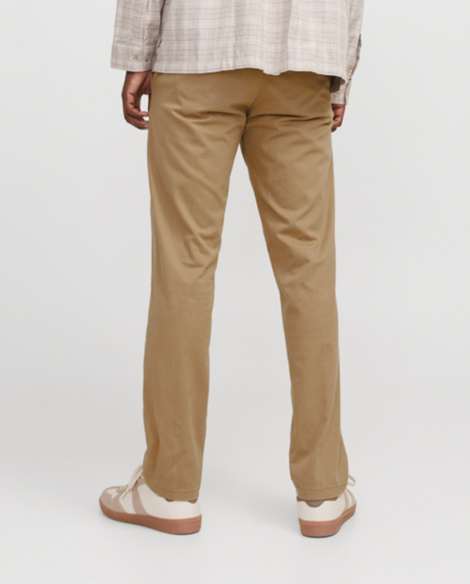 Pantalón de hombre tipo chino liso Marrón claro Jack & Jones · El Corte ...