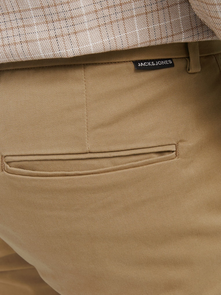 Pantalón de hombre tipo chino liso Marrón claro Jack & Jones · El Corte ...