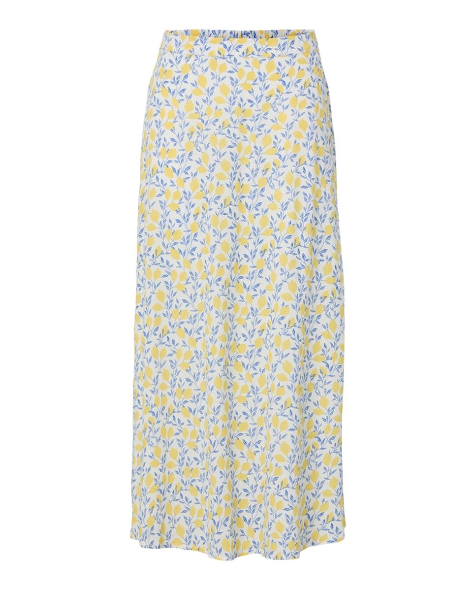 Falda mini de estampado de limones de mujer Pieces · El Corte Inglés
