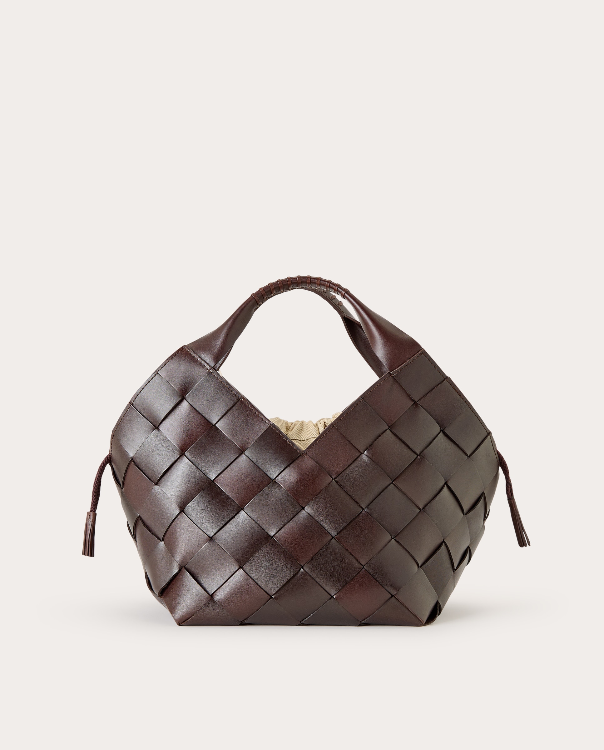 Bolso de hombro Botteghe Marrón oscuro · El Corte Inglés