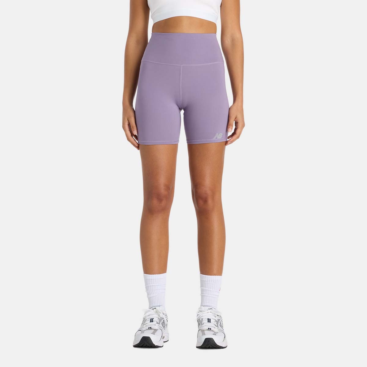 Short de training de mujer 6" Harmony High Rise New Balance Morado · El ...