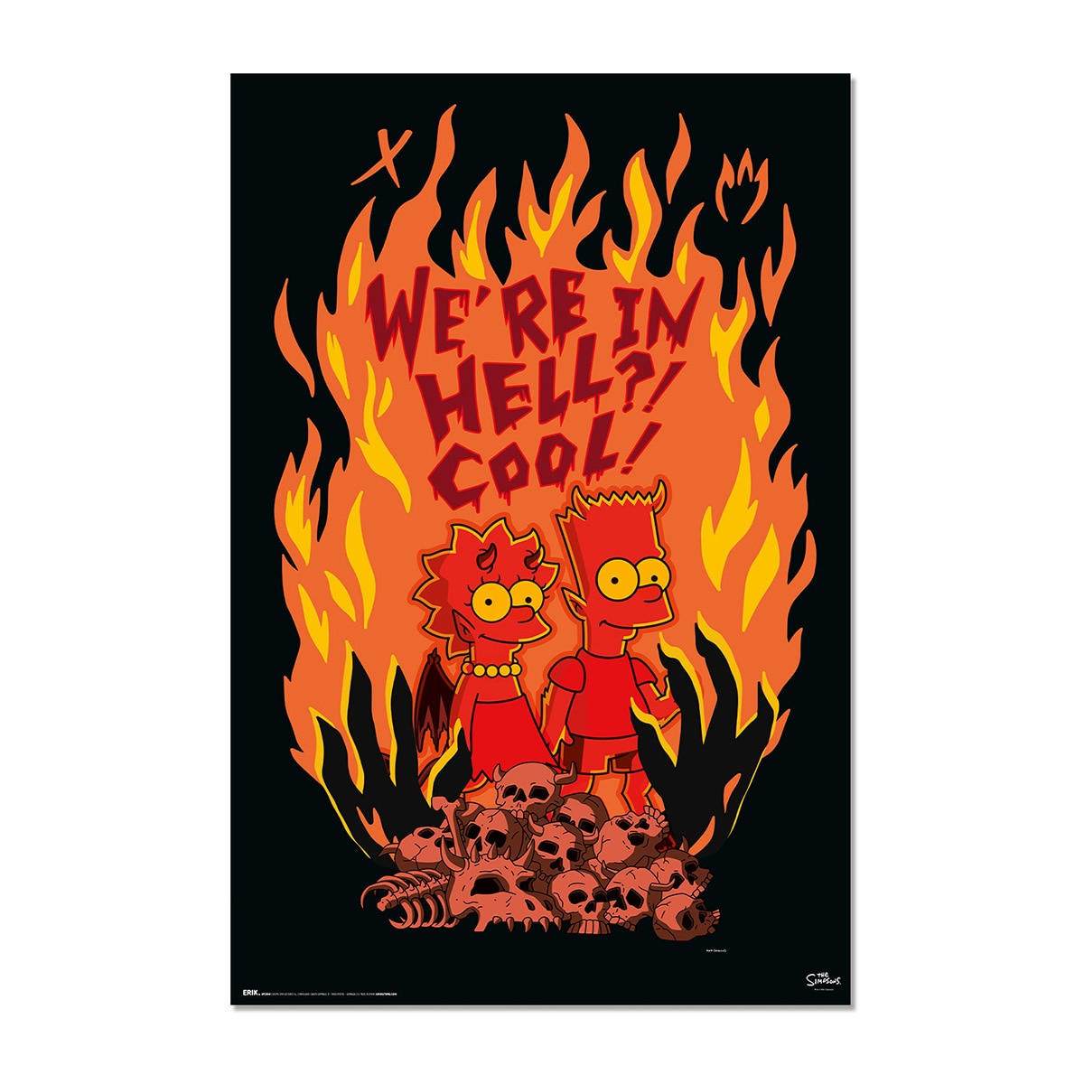 Póster Los Simpsons 2 Erik · Grupo Erik · El Corte Inglés