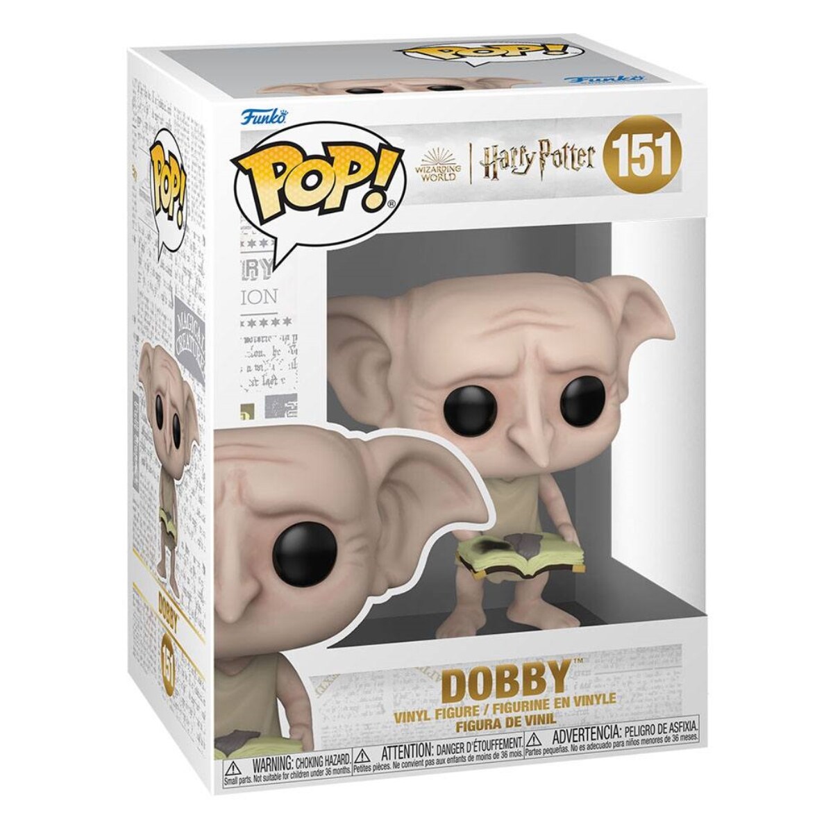 Figura Funko POP Dobby Calcetín libro Harry Potter · Funko · El Corte ...