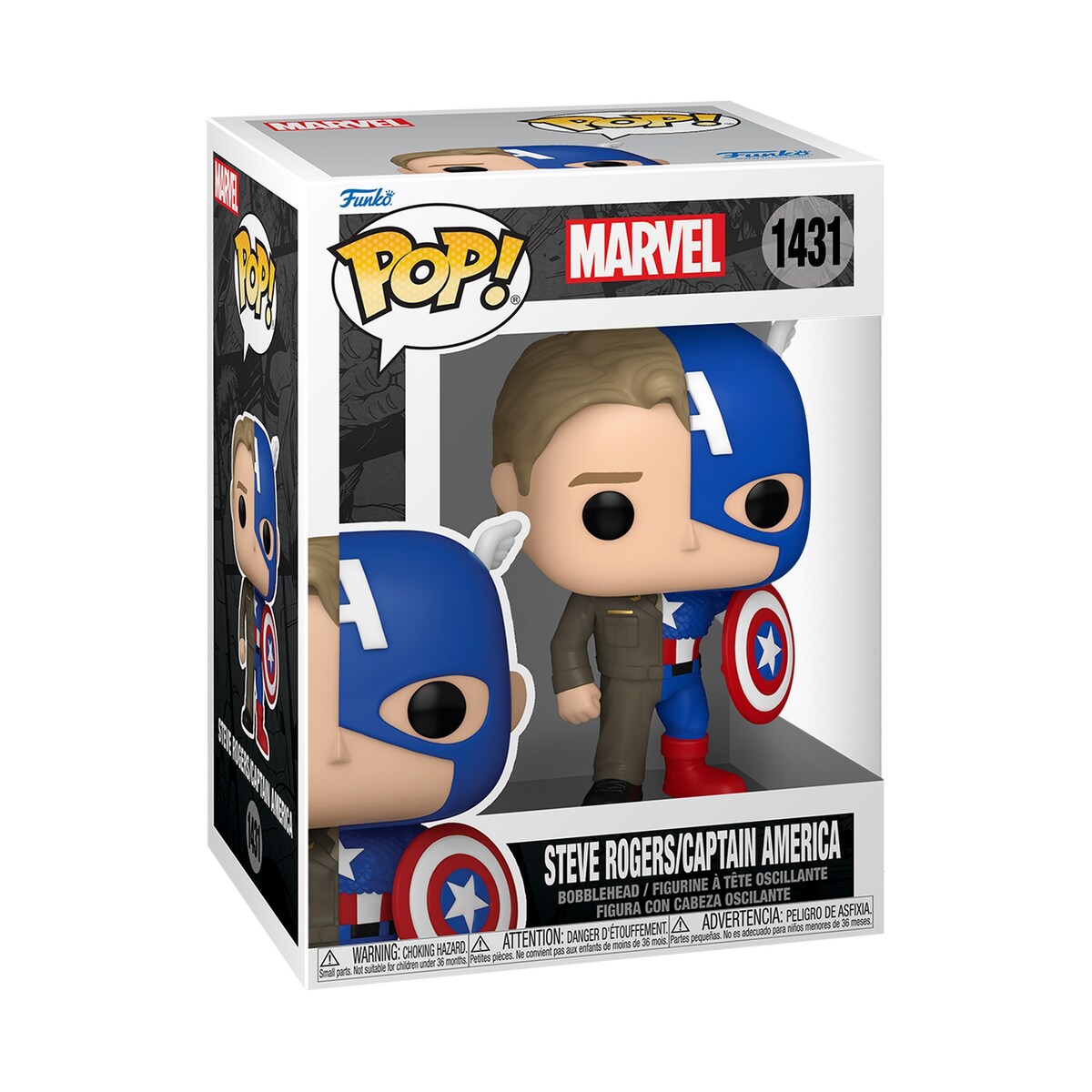 Figura Funko Pop Capitan Steve Rogers Marvel Capitan America · Funko ...