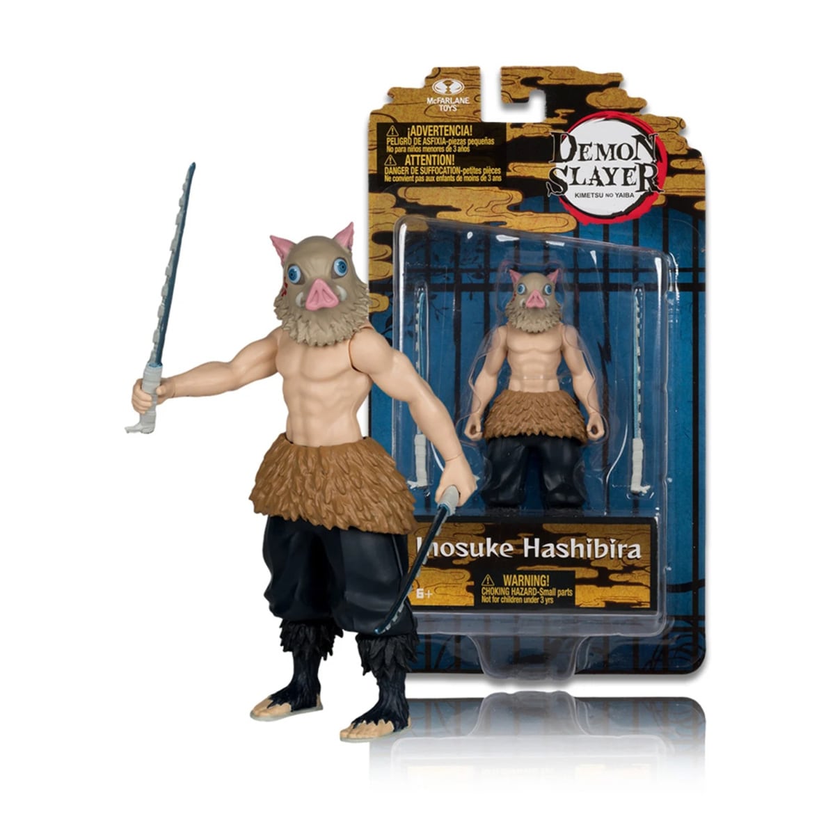 Inosuke máscara figura 13cm DEMON SLAYER · Mc Farlane Toys · El Corte ...