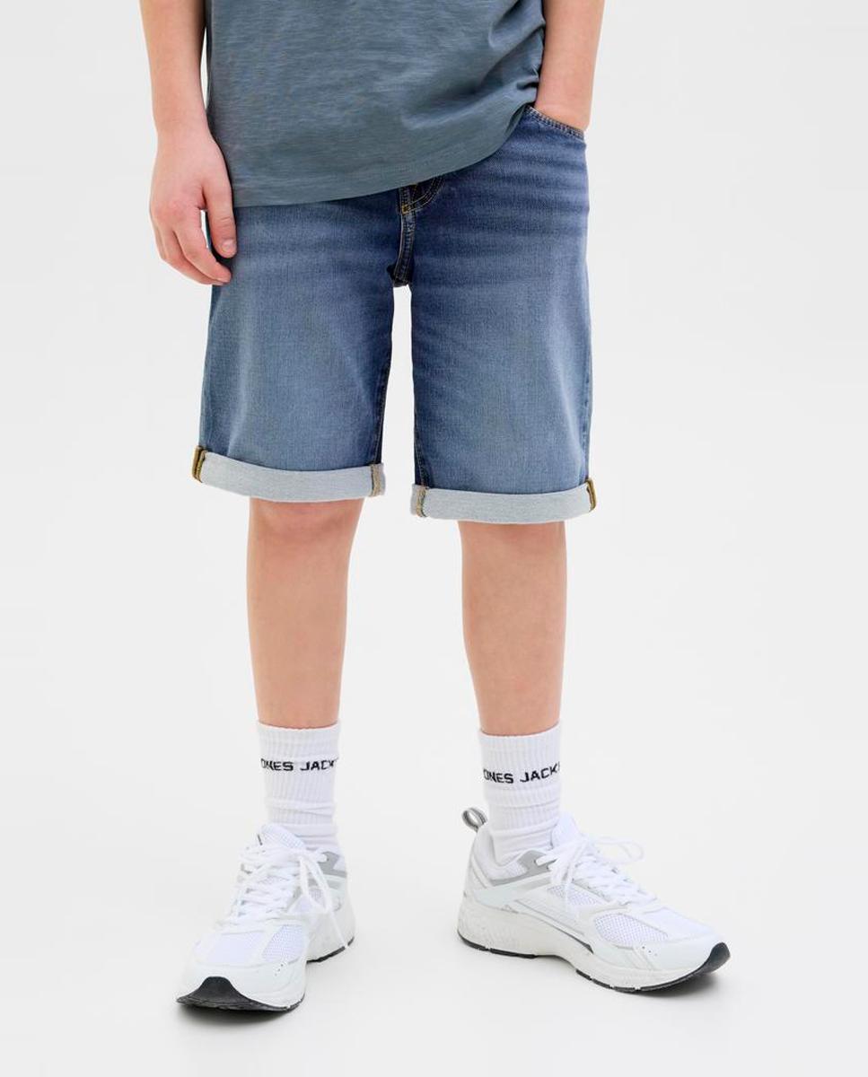 Bermuda vaquera de niño regular fit Azul Jack & Jones · El Corte Inglés