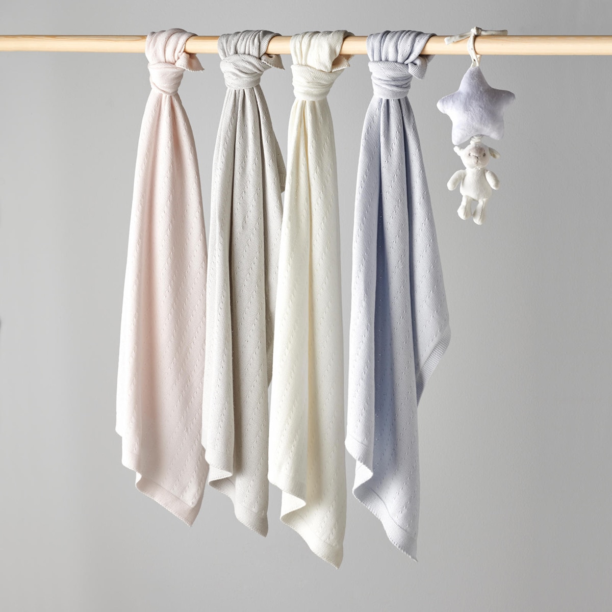 Manta Cotton Juice Baby Home Clásico 70*90 cm tricot Gris · El Corte Inglés