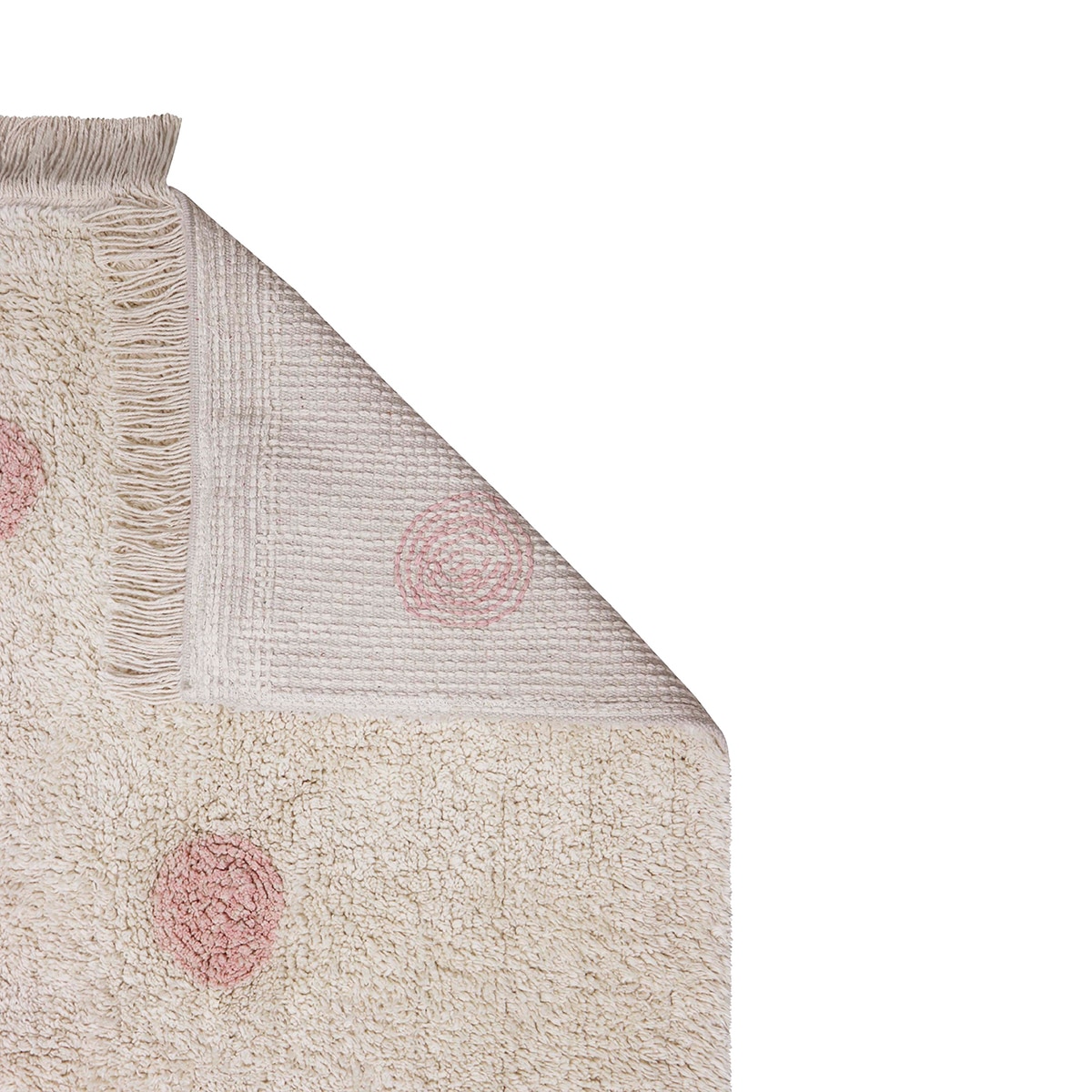 Alfombra Lorena Canals lavable de algodón Hippy Dots Rosa · El Corte Inglés