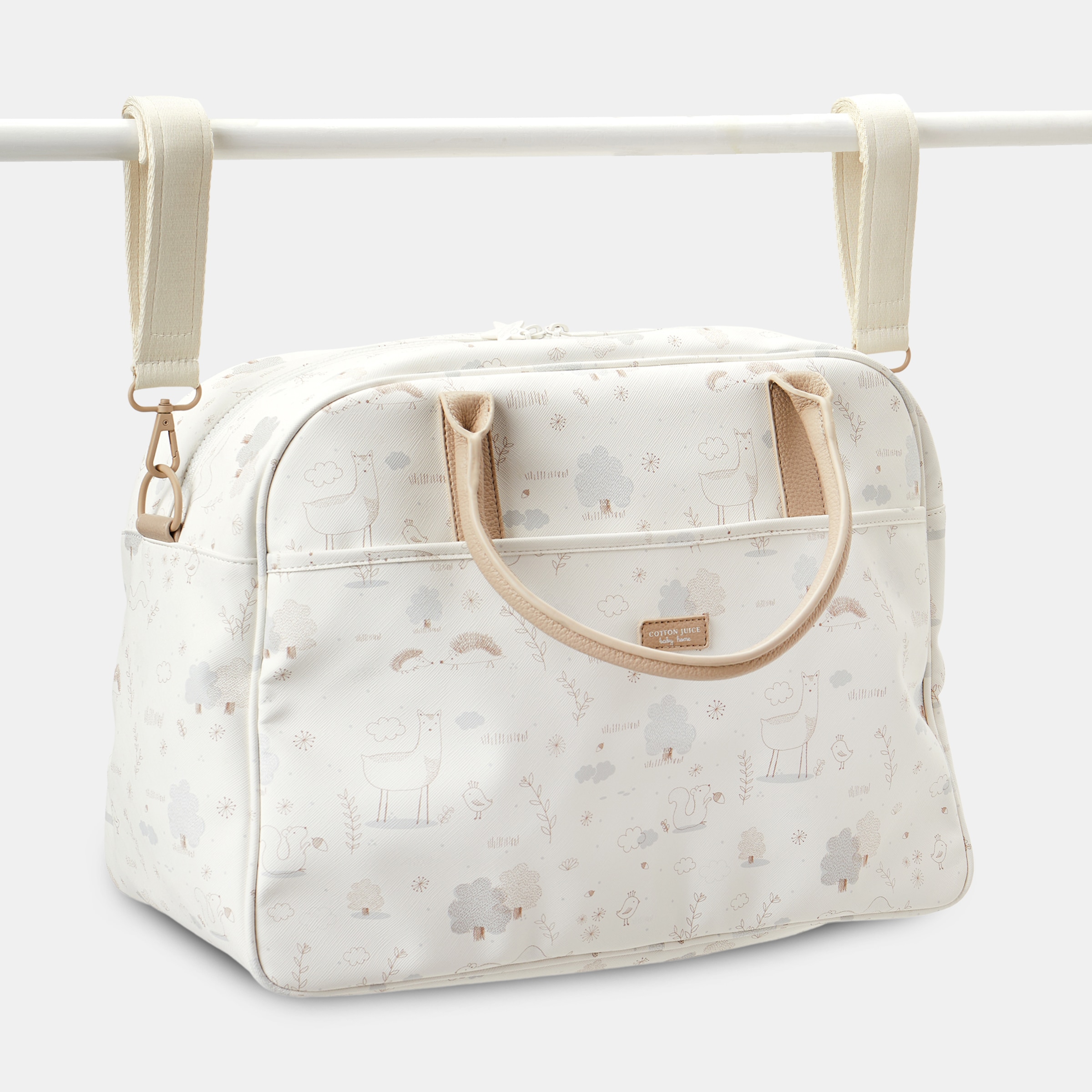Bolso Weekender Cotton Juice Baby Home Polipiel bosque Gris · El Corte ...