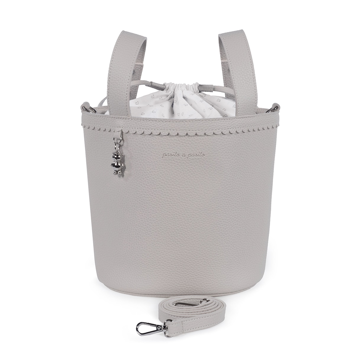 Bolso Bucket Pasito a Pasito Icon Gris · El Corte Inglés