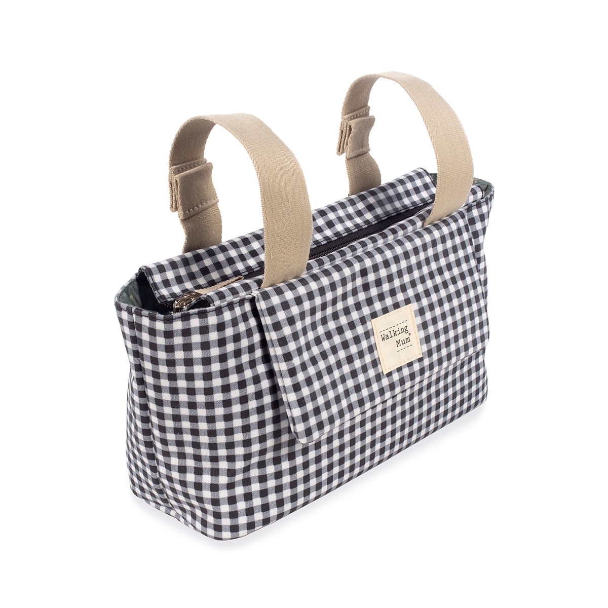 Bolso Organizador Walking Mum I Love Vichy Negro · El Corte Inglés