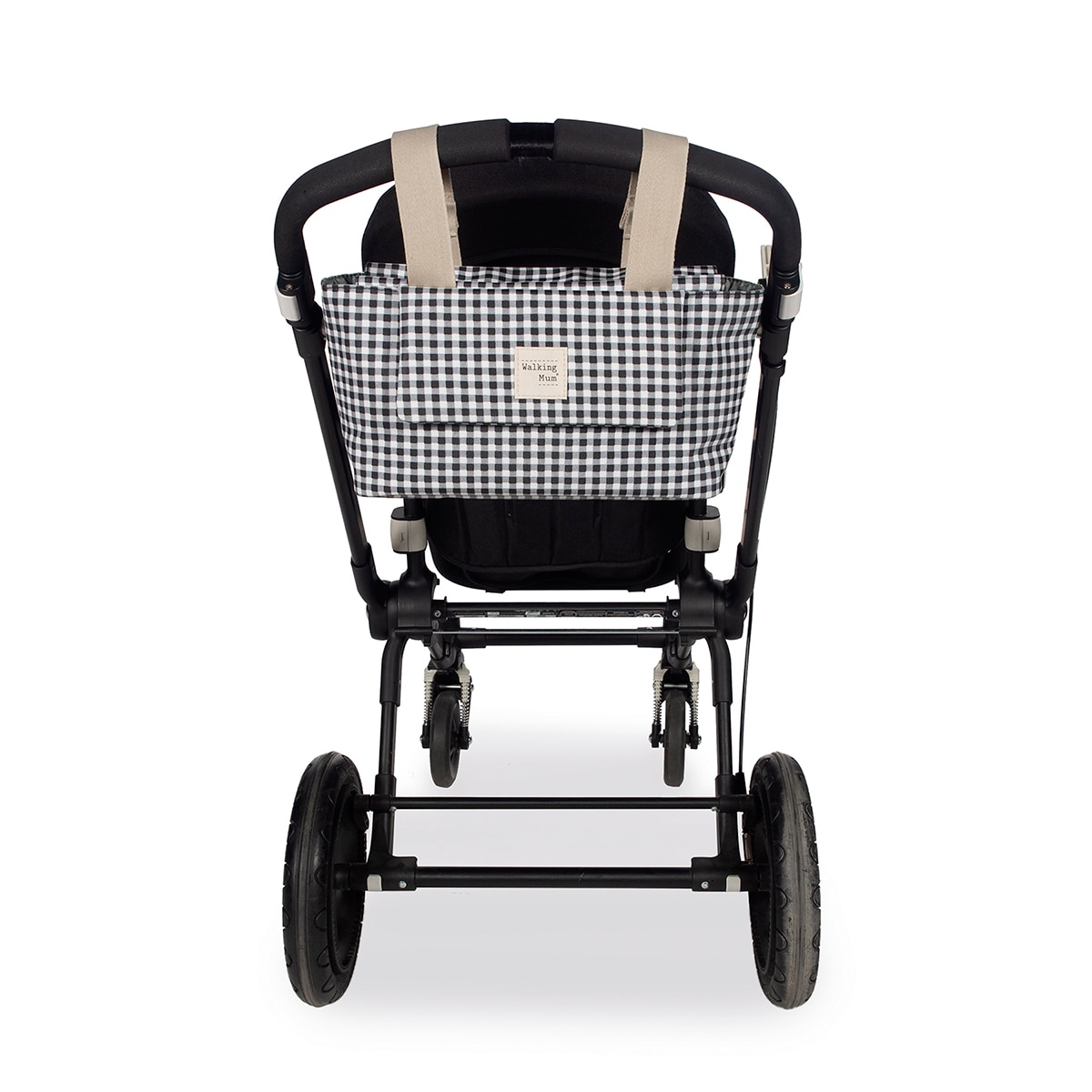 Bolso Organizador Walking Mum I Love Vichy Negro · El Corte Inglés