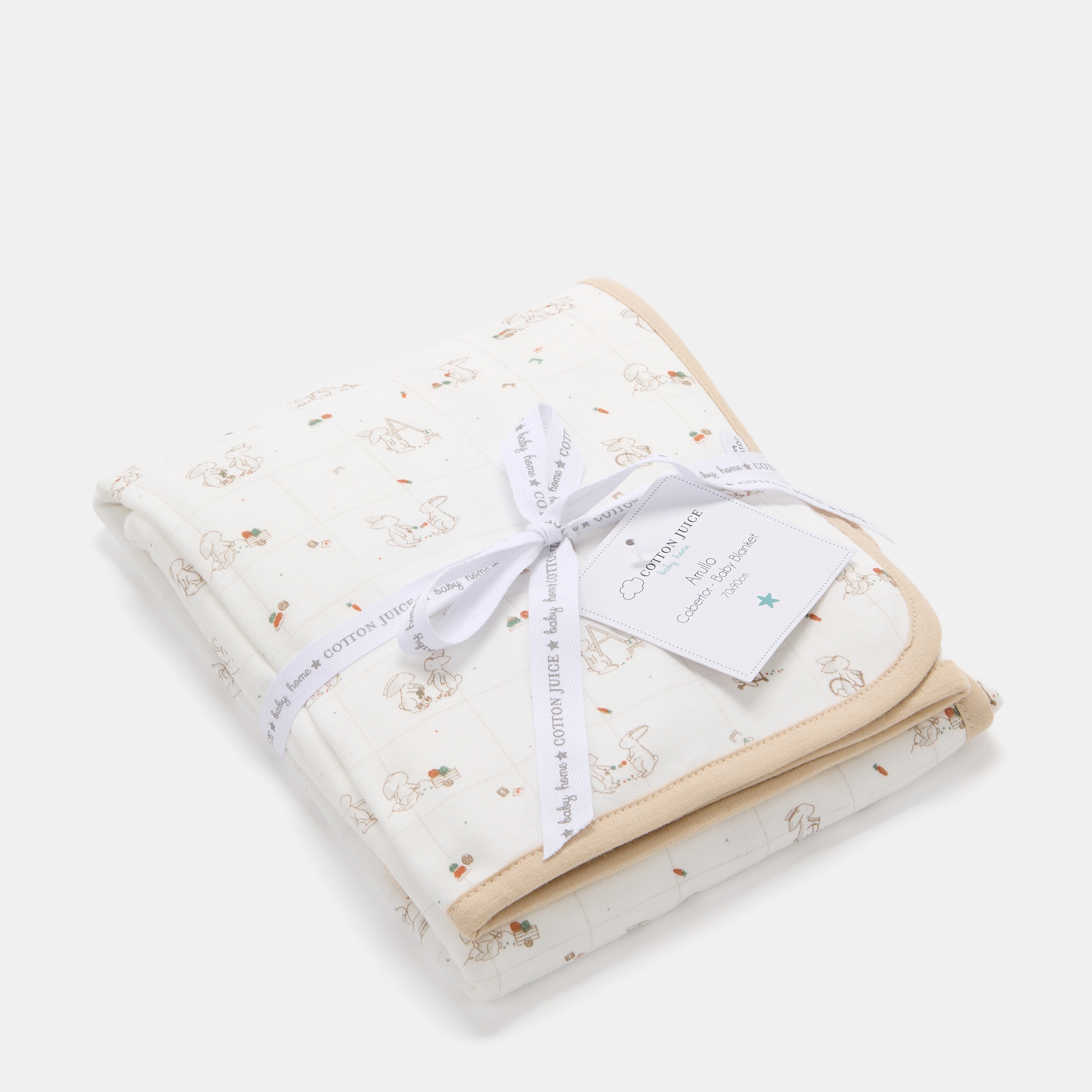 Arrullo Cotton Juice Baby Home colección Sésamo, conejitos Natural · El ...