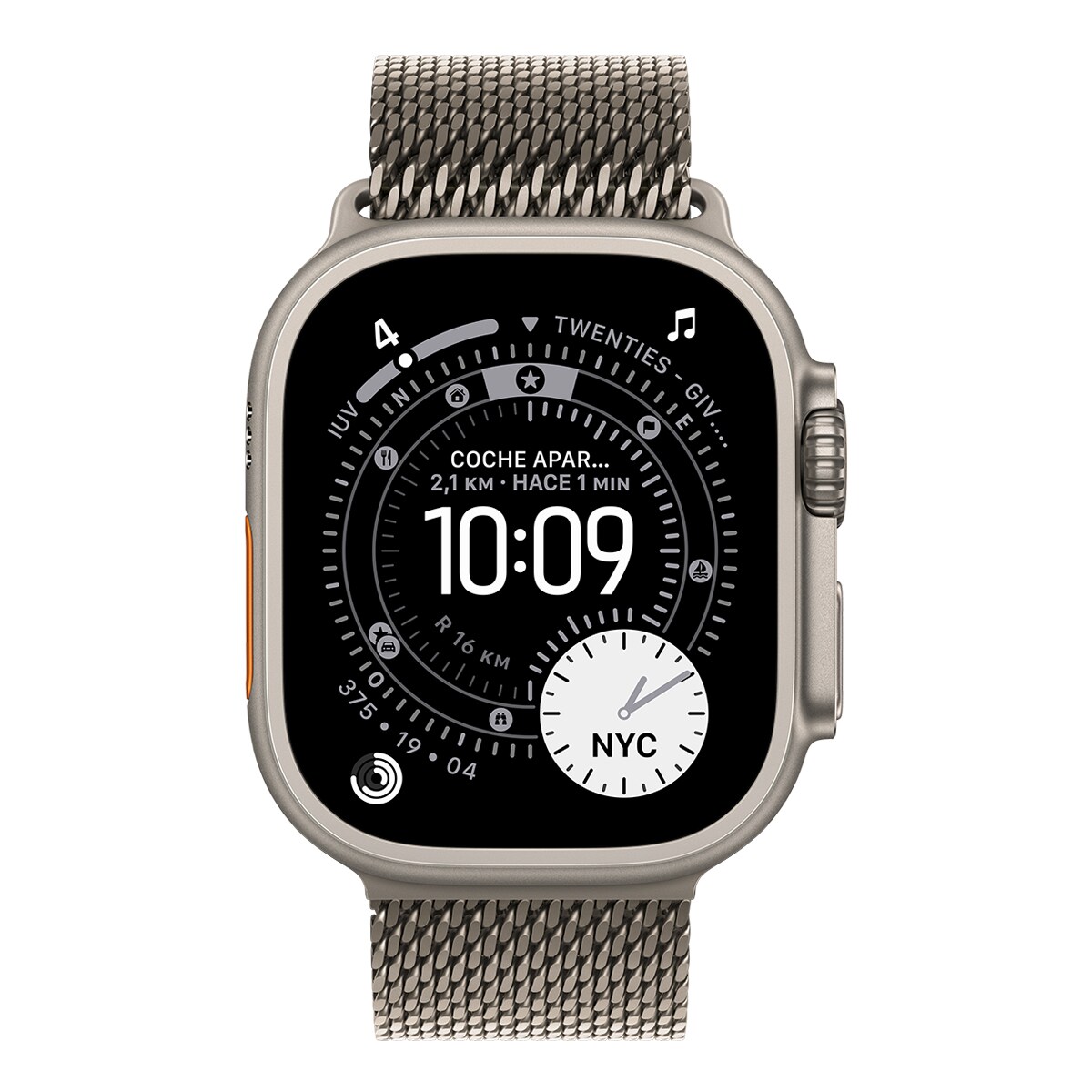 Pulsera Apple Milanese Loop 49mm en color Titanio natural Talla M · Apple · El Corte Inglés